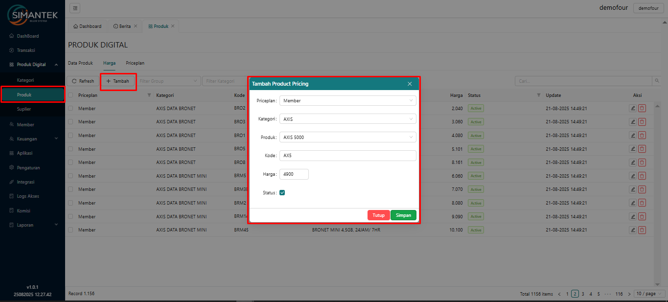 Cara Setting Produk Price pada Web SIMANTEK – Blog Simantek